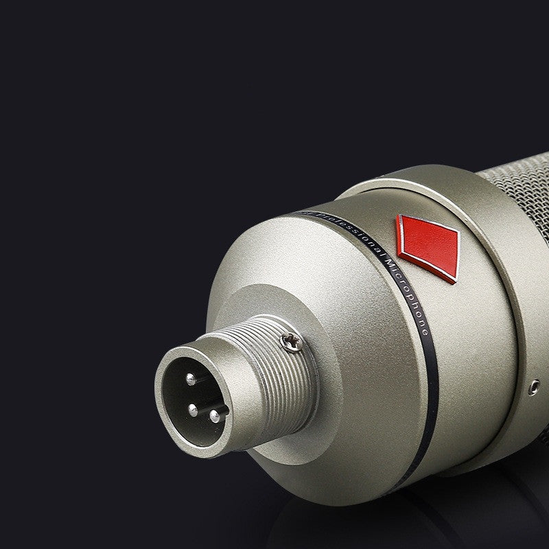 Wired Condenser Microphone Singing Recording Live Broadcast Equipment ...