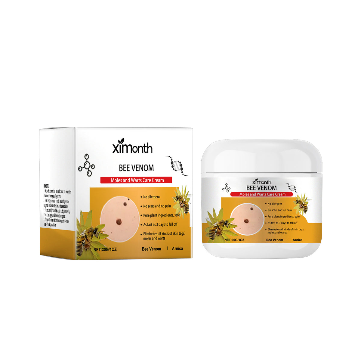 Bee Venom Moles and Warts Care Cream (Pack of 2) – Sociable Weaver Nest