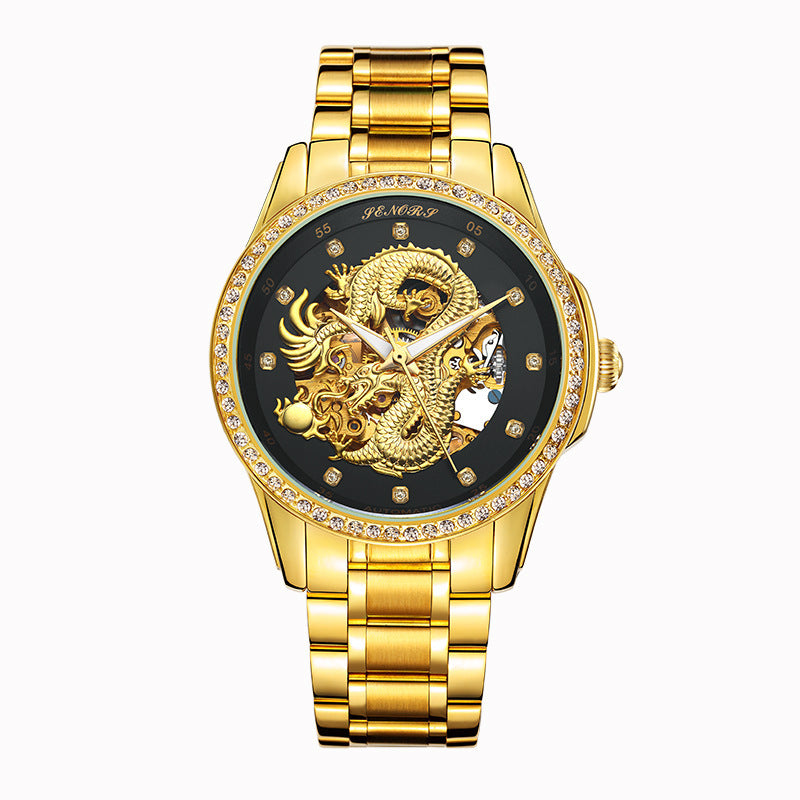 Golden Dragon Embossed Men's Watch – Sociable Weaver Nest
