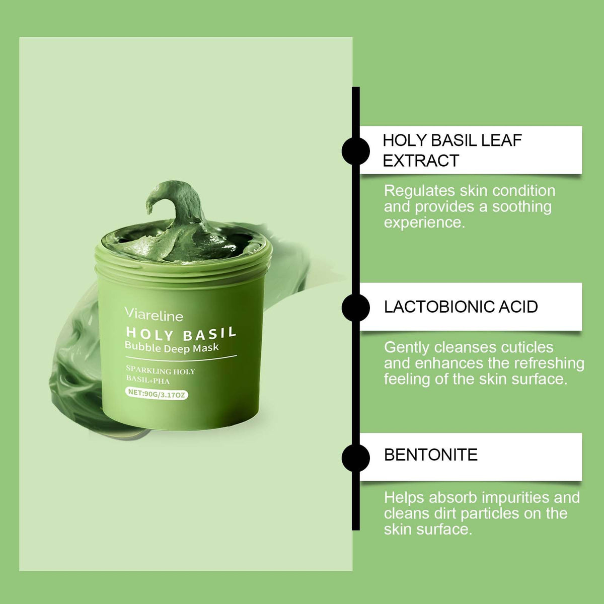 Holy Basil Bubble Deep Mask – Sociable Weaver Nest