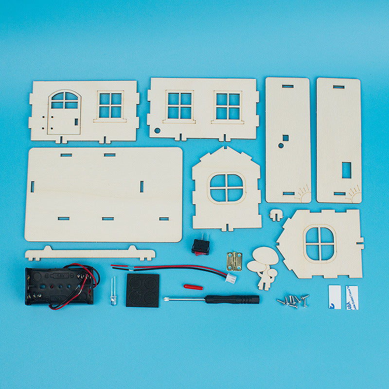 Colorful Lighthouse Manual DIY Technology Kit, Small Physical Circuit ...