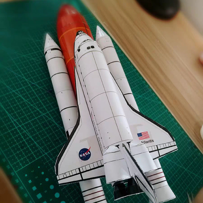 Space Shuttle, 3D Paper Model, DIY Handmade Paper Mold, Decoration Toy ...