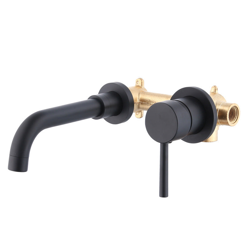 Concealed Basin Faucet, Black Frosted Recessed Faucet – Sociable Weaver ...