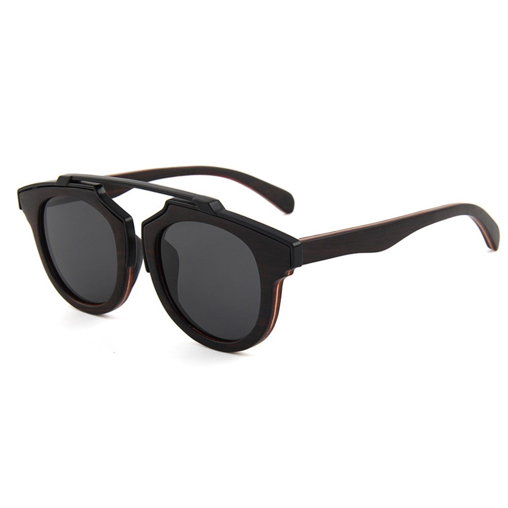 Sunglasses with Metal Nose, Bamboo Frame and Bamboo Legs – Sociable ...