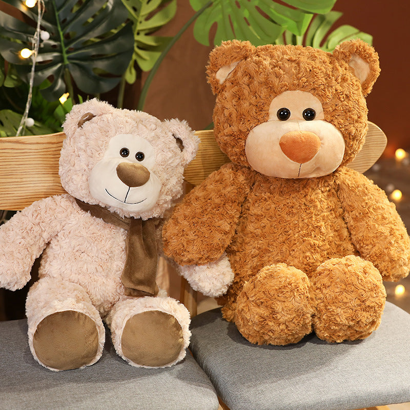 Cute Cartoon Teddy Brown Bear, Monkey Plush Toy, Puppet Children's Rag ...