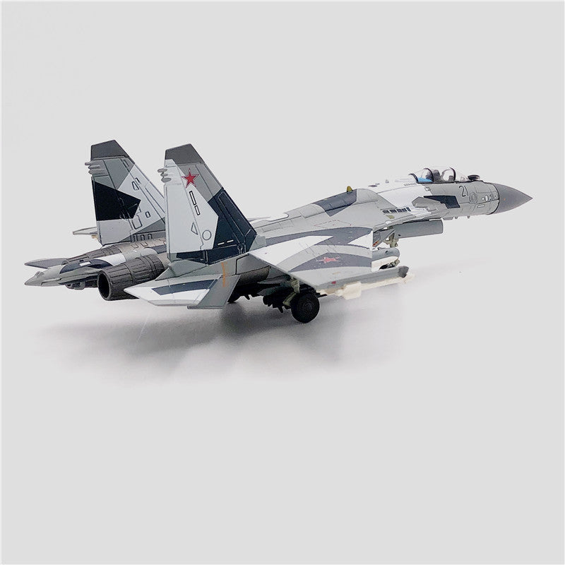 SU35 Fighter Aircraft Model, Snow Fragmented Geometric Camouflage Home ...