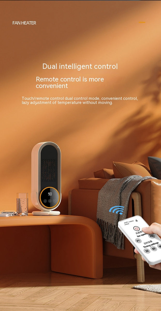Warm Air Blower, High Power 1200W Desktop Heater, Ceramic PTC Heating ...