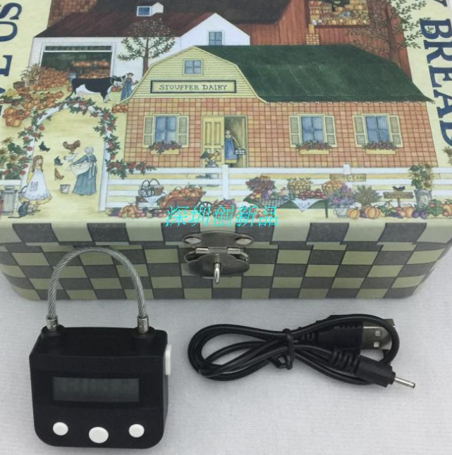 Time Lock Fetish Handcuffs Mouth Gag Electronic Timer, BDSM Bondage Re ...