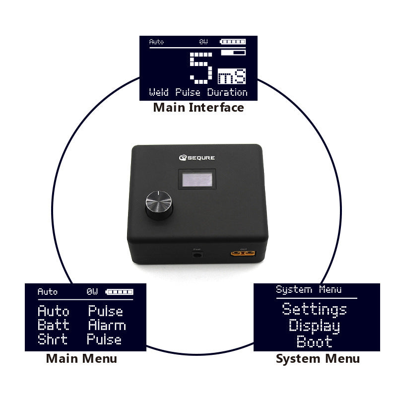Mini Smart Spot-welder Automatic Manual Switching Lithium Battery ...
