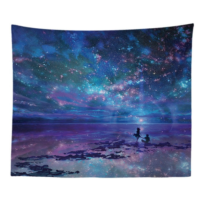 Star Guardian Indian Mandala Wall Hanging, Bohemian Gypsy Psychedelic ...