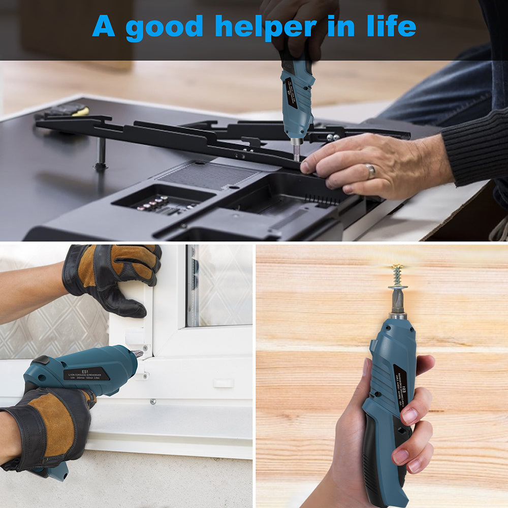 Home Electric Screwdriver Batch, USB Charging Mini Tool Set – Sociable ...