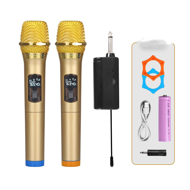 Square Home School Dance Audio Charging Handheld Universal Microphone ...