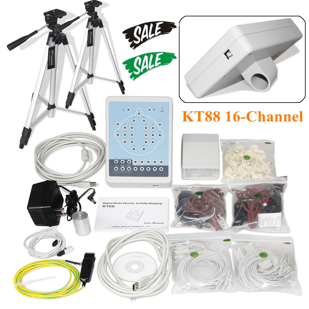 CONTEC KT88-1016, 16 Channel, Brain Electric Digital EEG and Mapping S ...