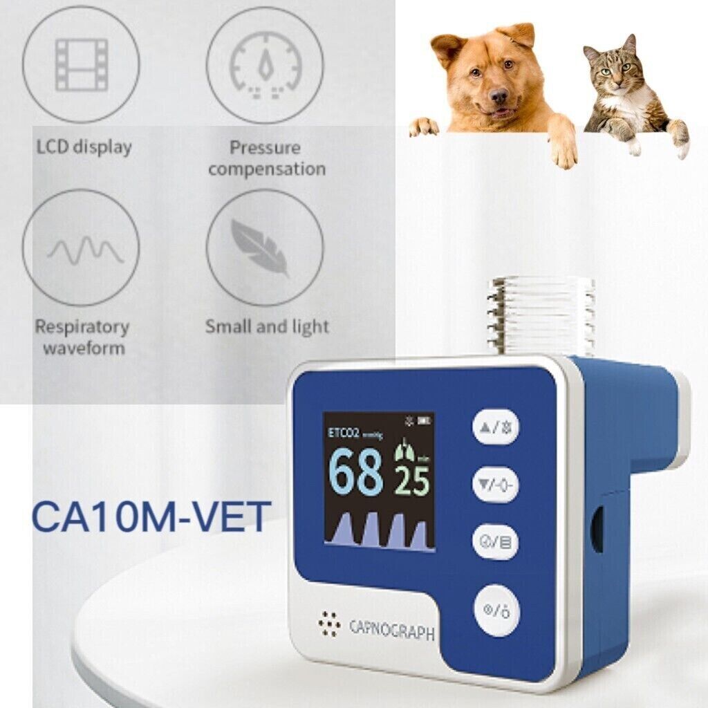 Veterinary Mainstream CO2 Capnograph, Vet Respiration End-tidal ETCO2 ...