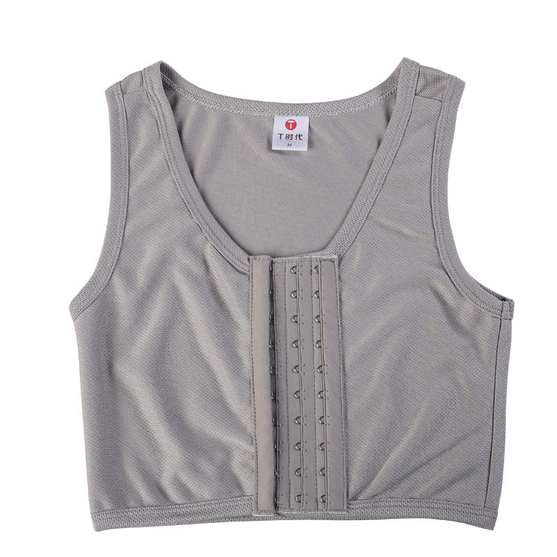 Front Buckle Corset, Les Short Handsome Mesh Buttoned Vest – Sociable ...