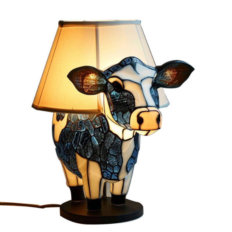 Luminous Bullhead Table Lamp, Home Office Decoration – Sociable Weaver Nest