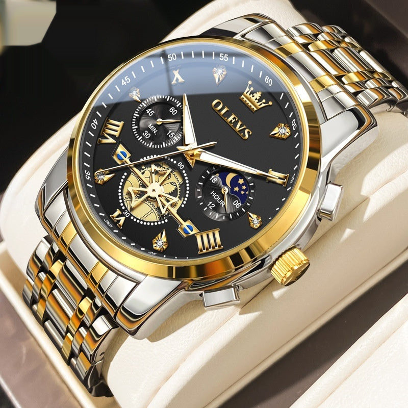 Multifunctional Waterproof Luminous Quartz Watch – Sociable Weaver Nest