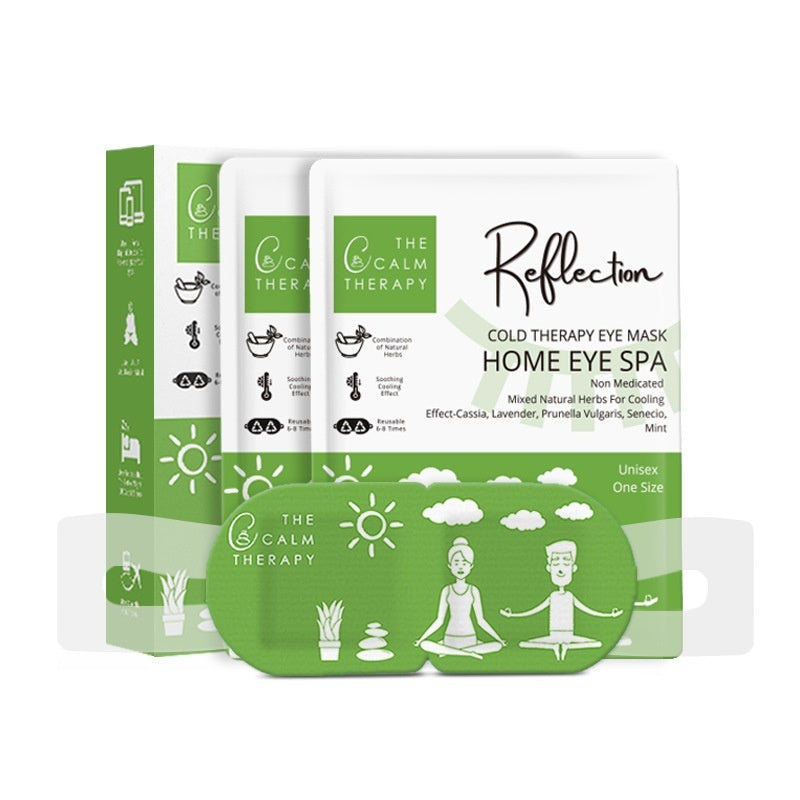 Non-heating Herbal Plant Soothing Eye Mask, Borneol Pure Traditional R ...